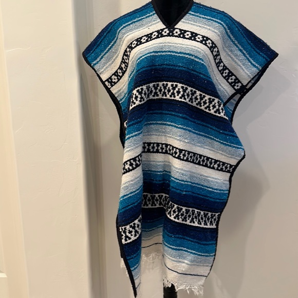 Ponchos & Serapes | Mexican Poncho Costume Sarape Gaban Unisex Mexico ...